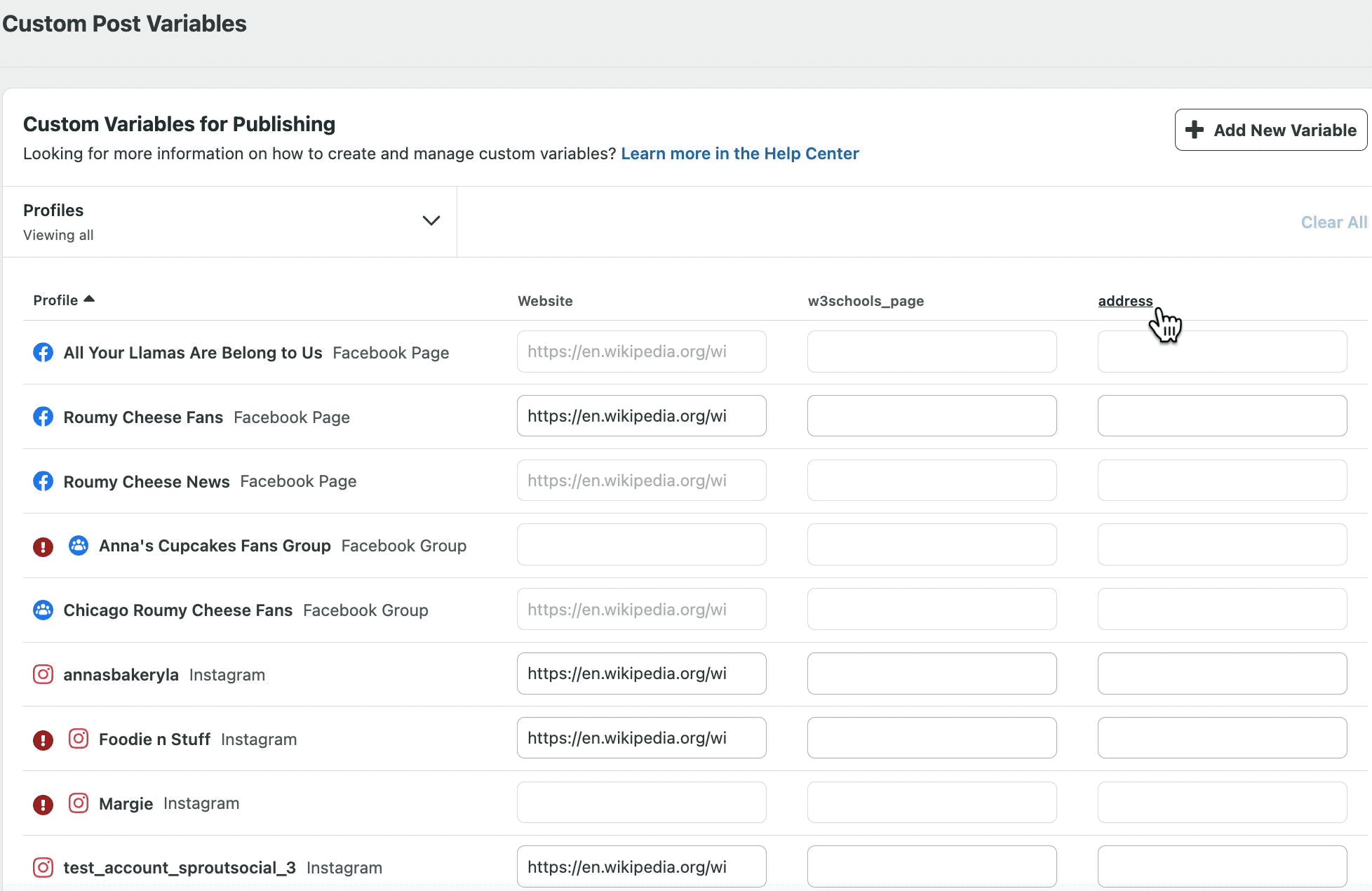 How Do I Use Custom Post Variables Sprout Social Support