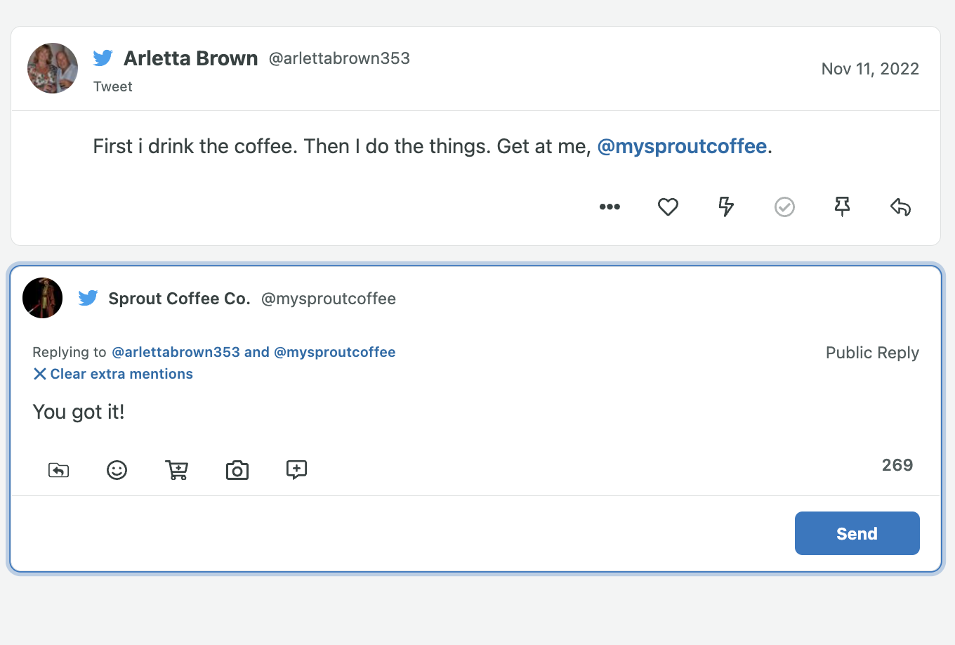 How can I engage with messages in Listening? – Sprout Social Support