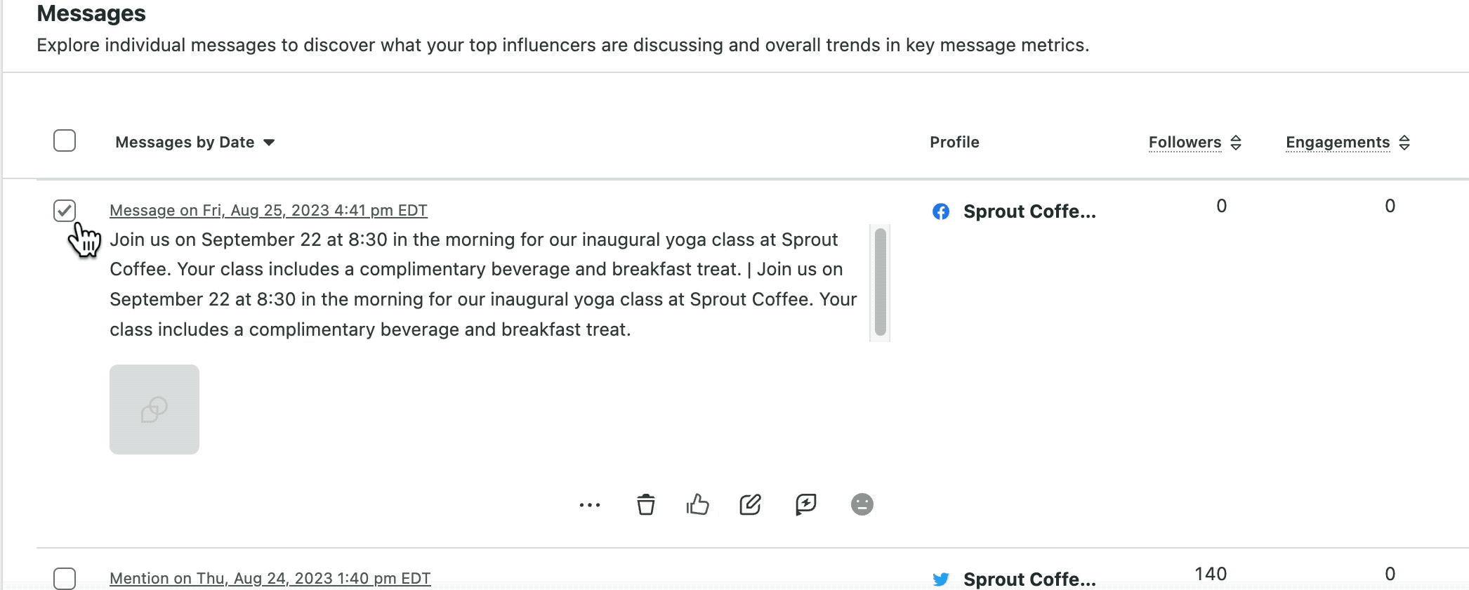 How Can I Engage With Messages In Listening Sprout Social Support