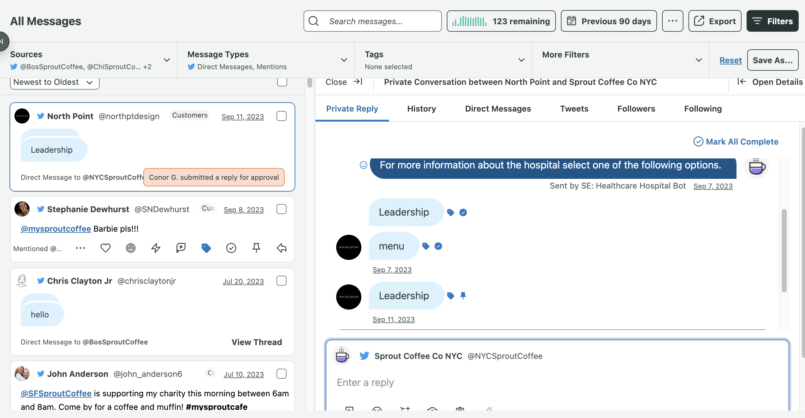 How do I use different modes for the Smart Inbox? – Sprout Social Support