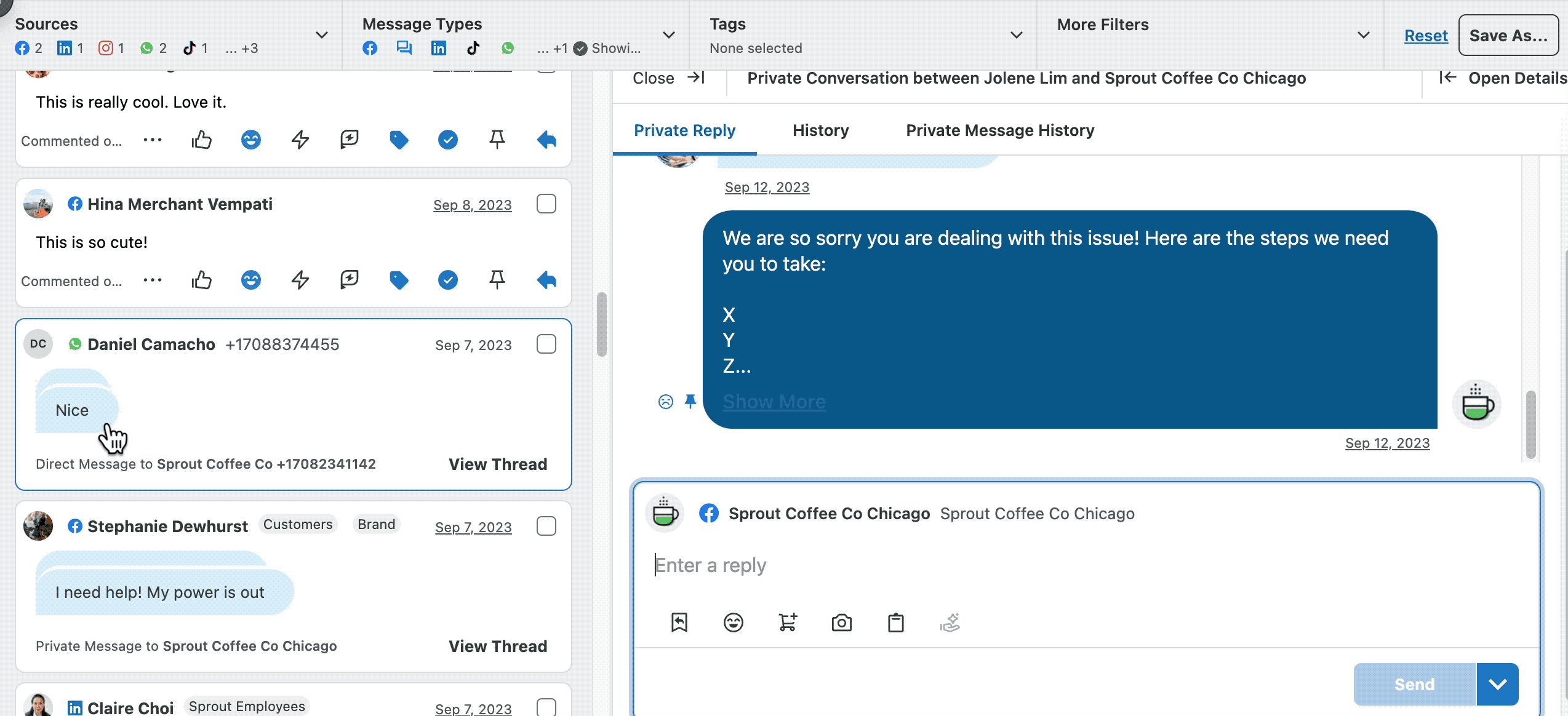 How do I use different modes for the Smart Inbox? – Sprout Social Support