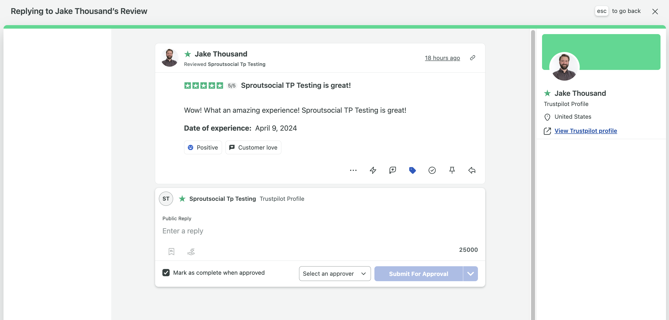 How do I use Trustpilot Reviews in Sprout? – Sprout Social Support