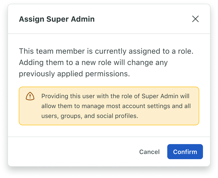 How can I use the Super Admin role? – Sprout Social Support
