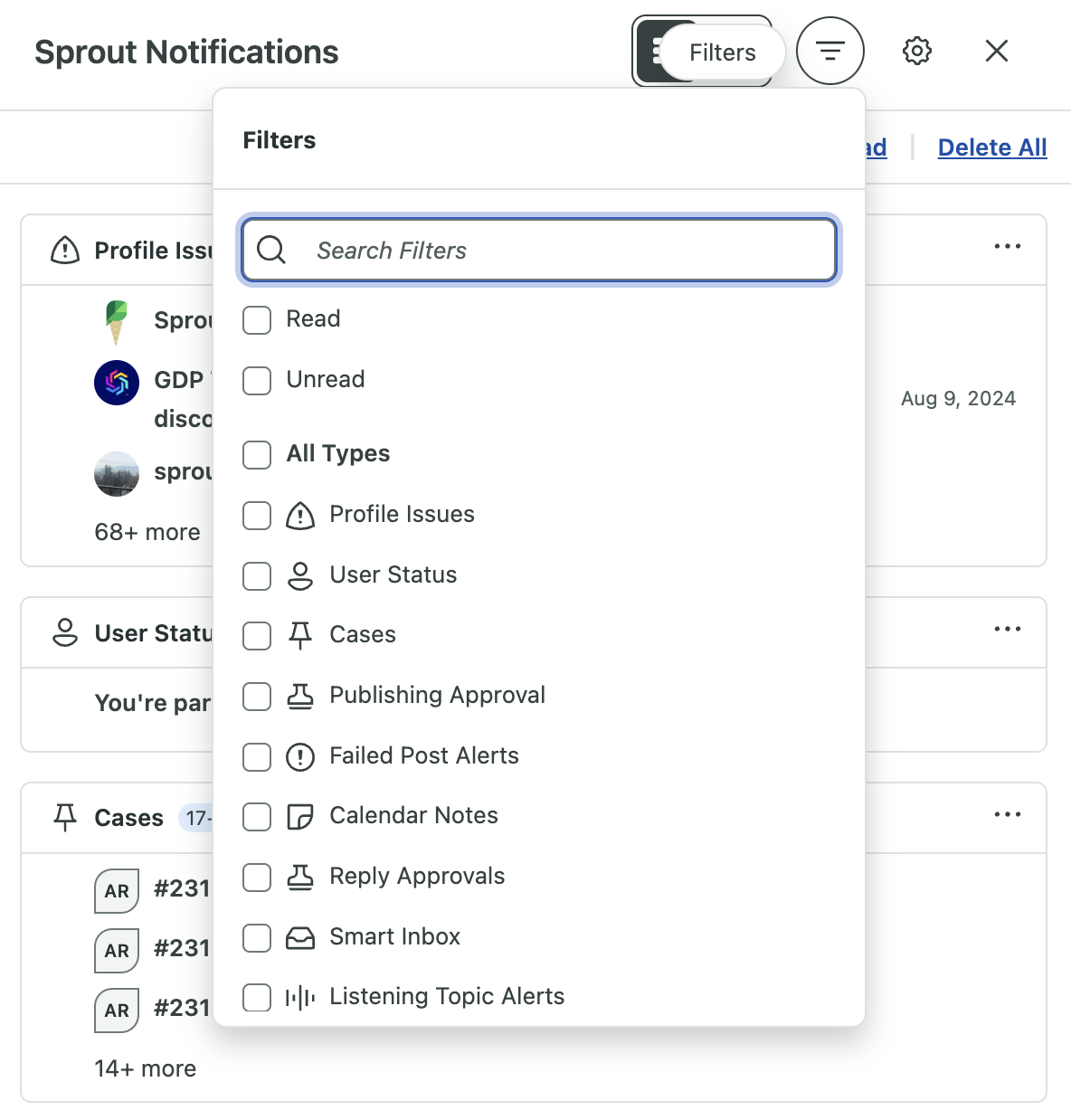 How do I use the Notifications Drawer? – Sprout Social Support