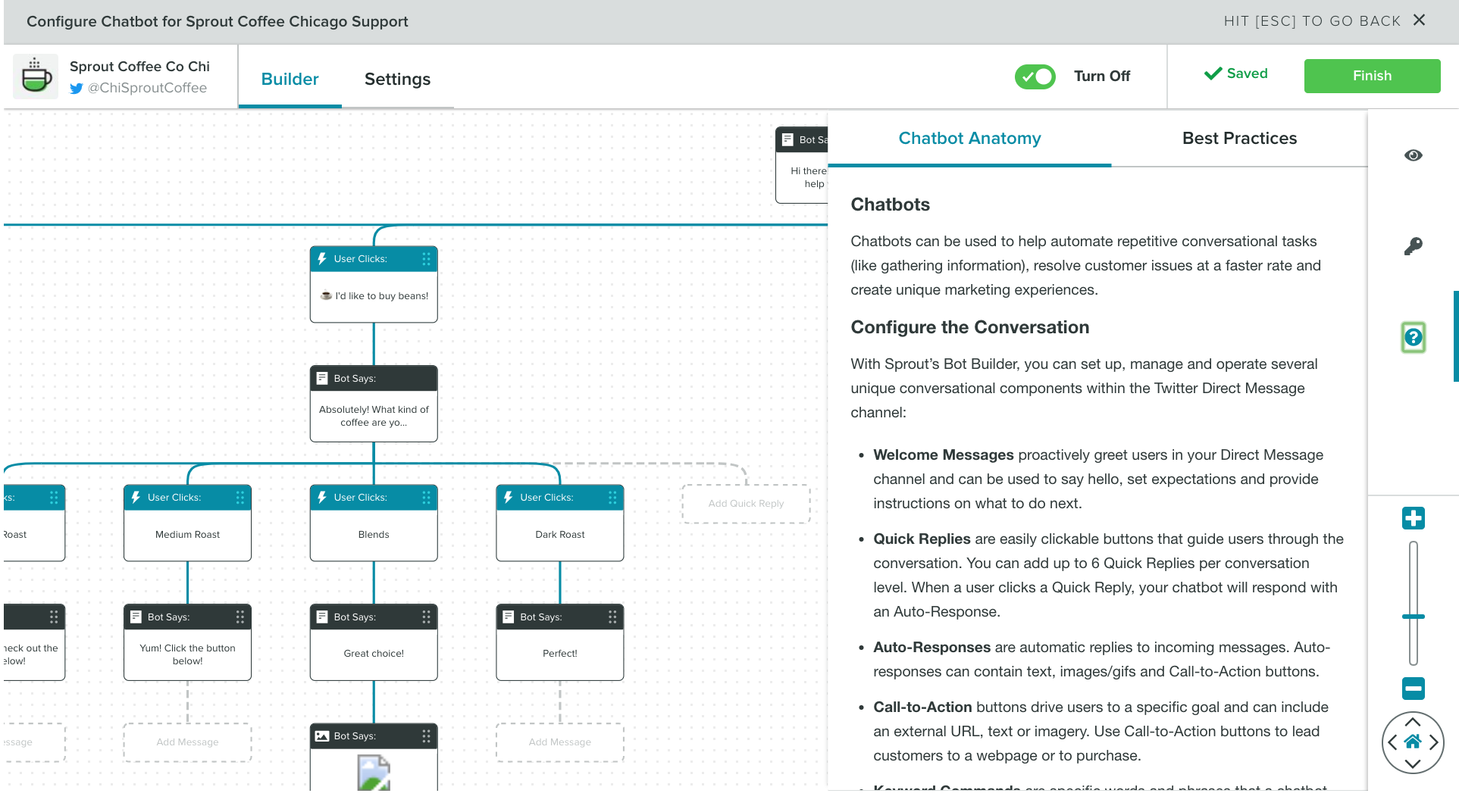 Bot Builder – Sprout Social Support