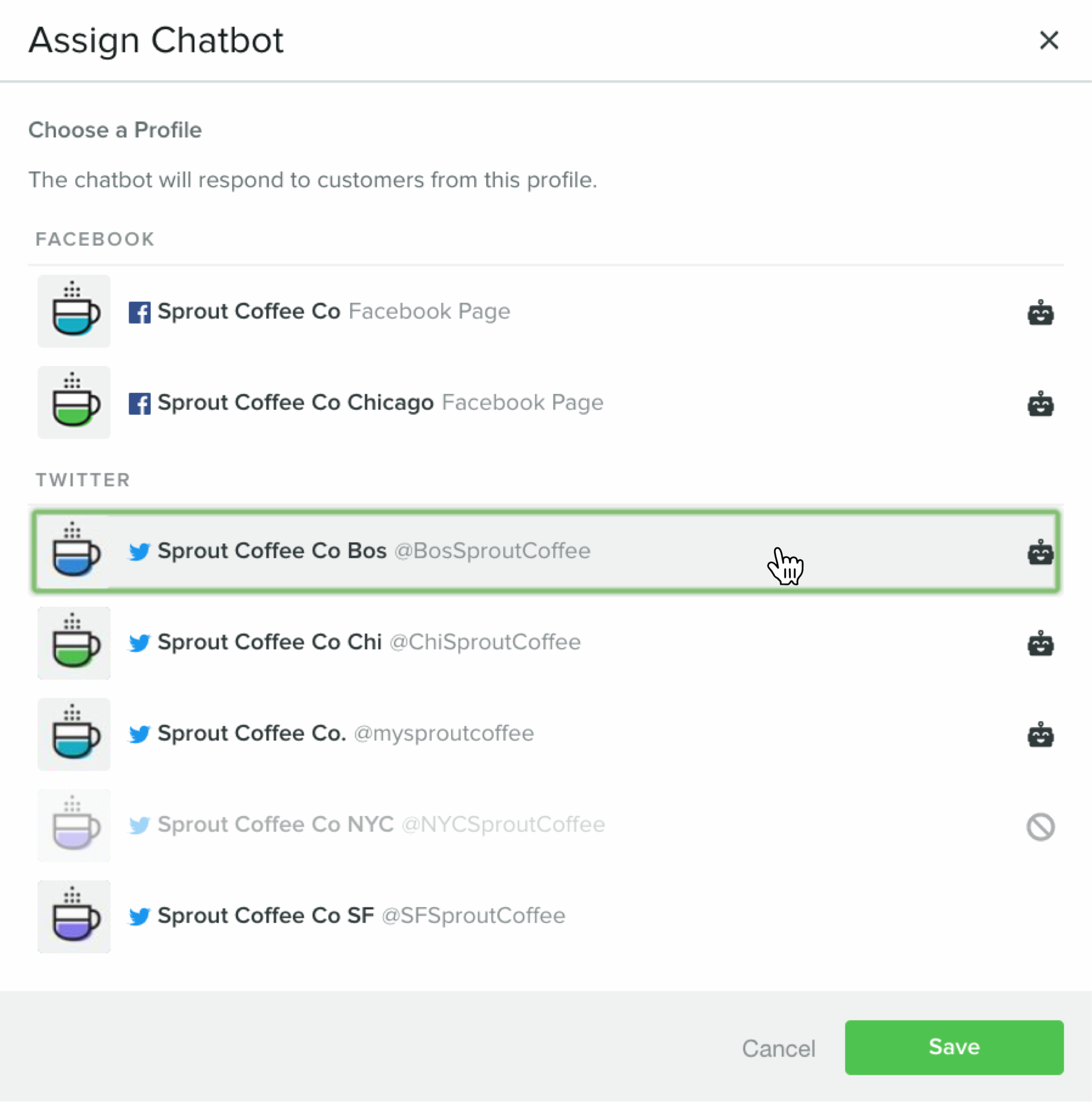 Bot Builder – Sprout Social Support