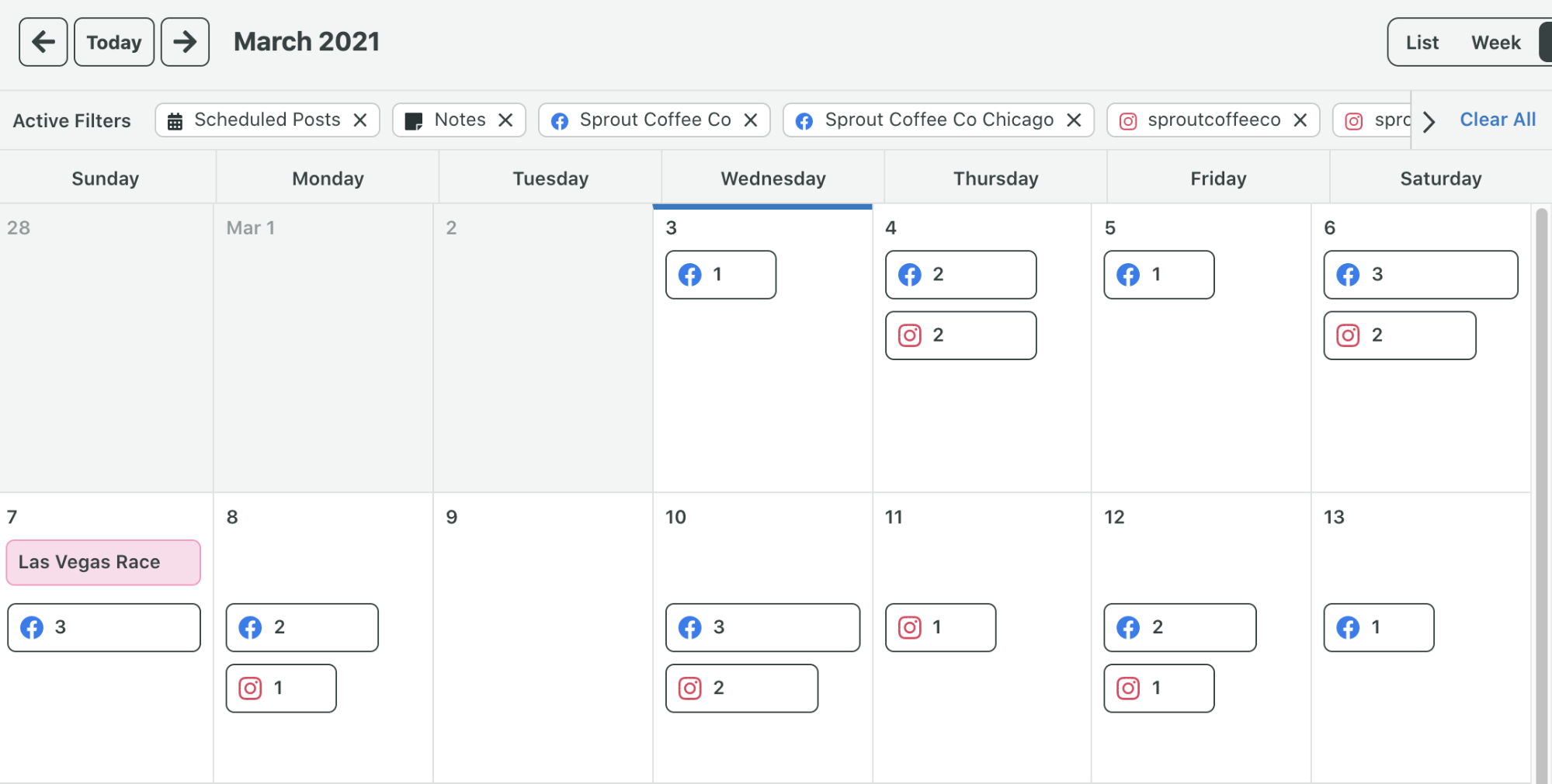 Social scheduling with tagging – Sprout Social Support