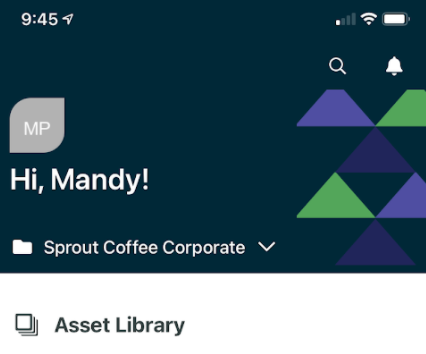 Asset Library for mobile – Sprout Social Support