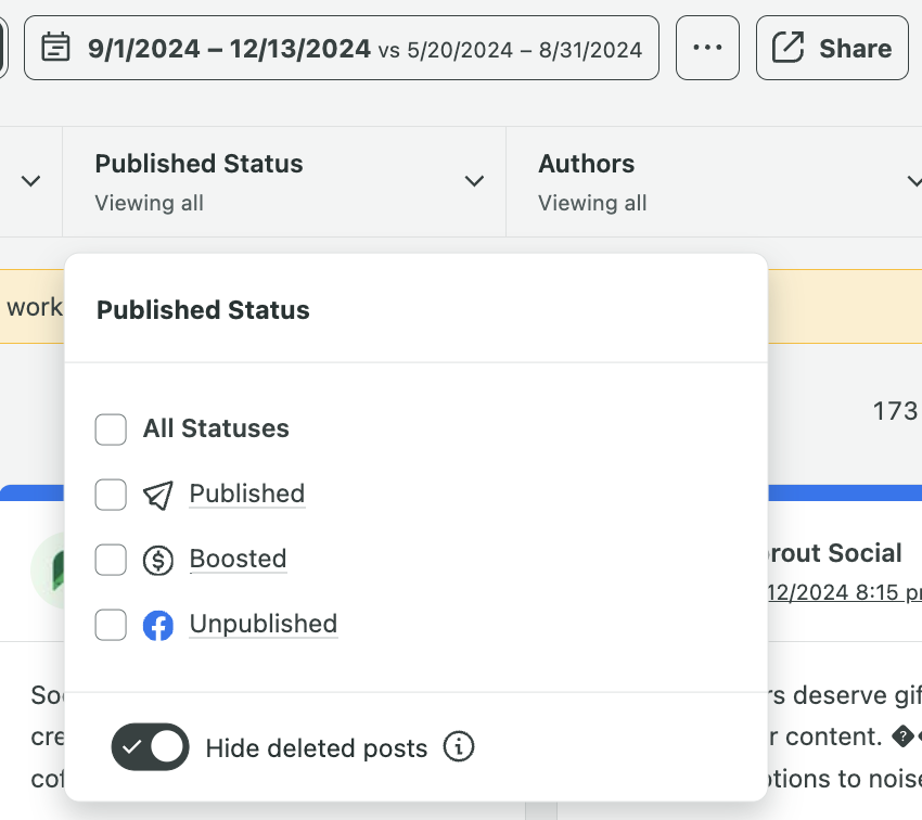 Editing or Deleting a Published Post in Sprout Social – Sprout Social Support