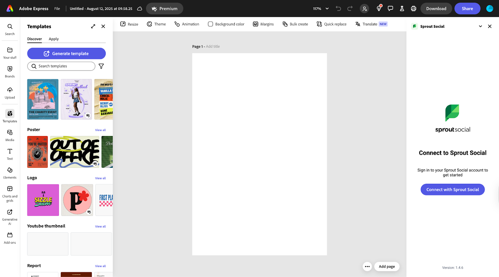 Adobe Express Publishing Integration – Sprout Social Support