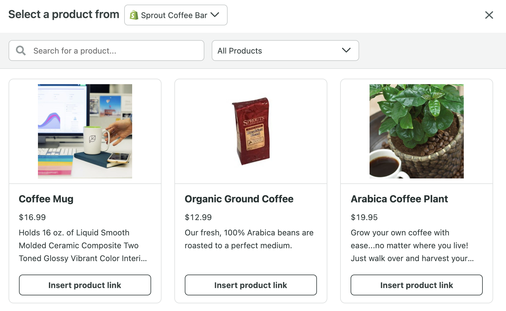 How do I access my Shopify product catalog in Sprout? – Sprout Social ...