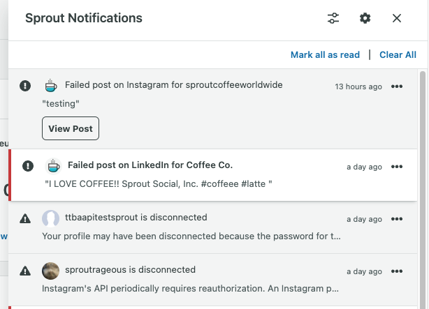 How do I use the Notifications Drawer? – Sprout Social Support