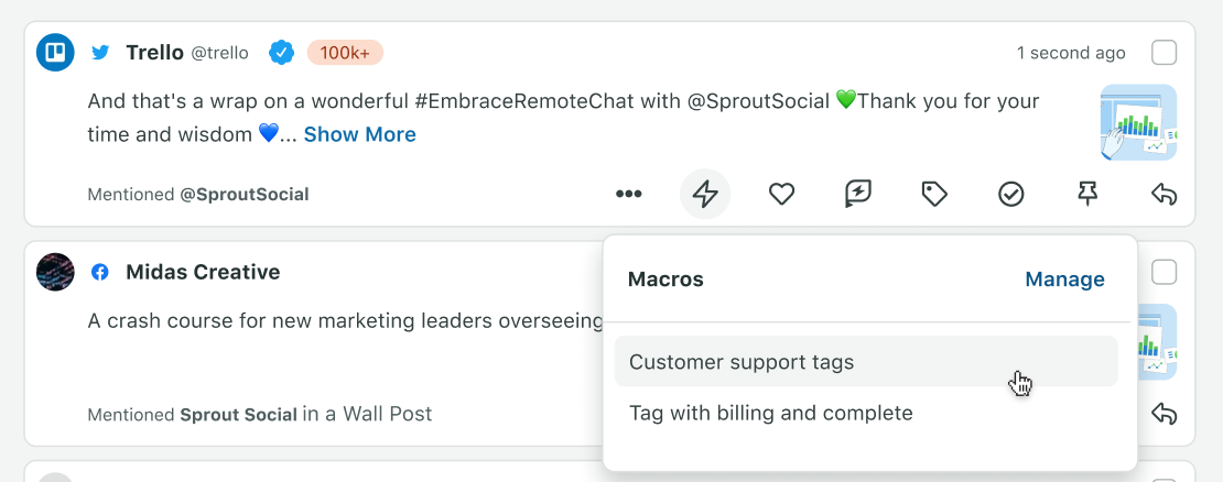 How do I use Macros? – Sprout Social Support