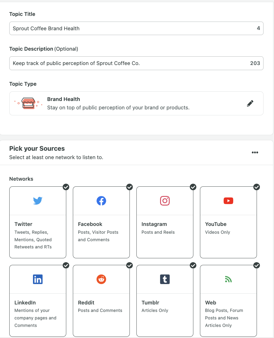 Social Listening Query Builder – Sprout Social Support